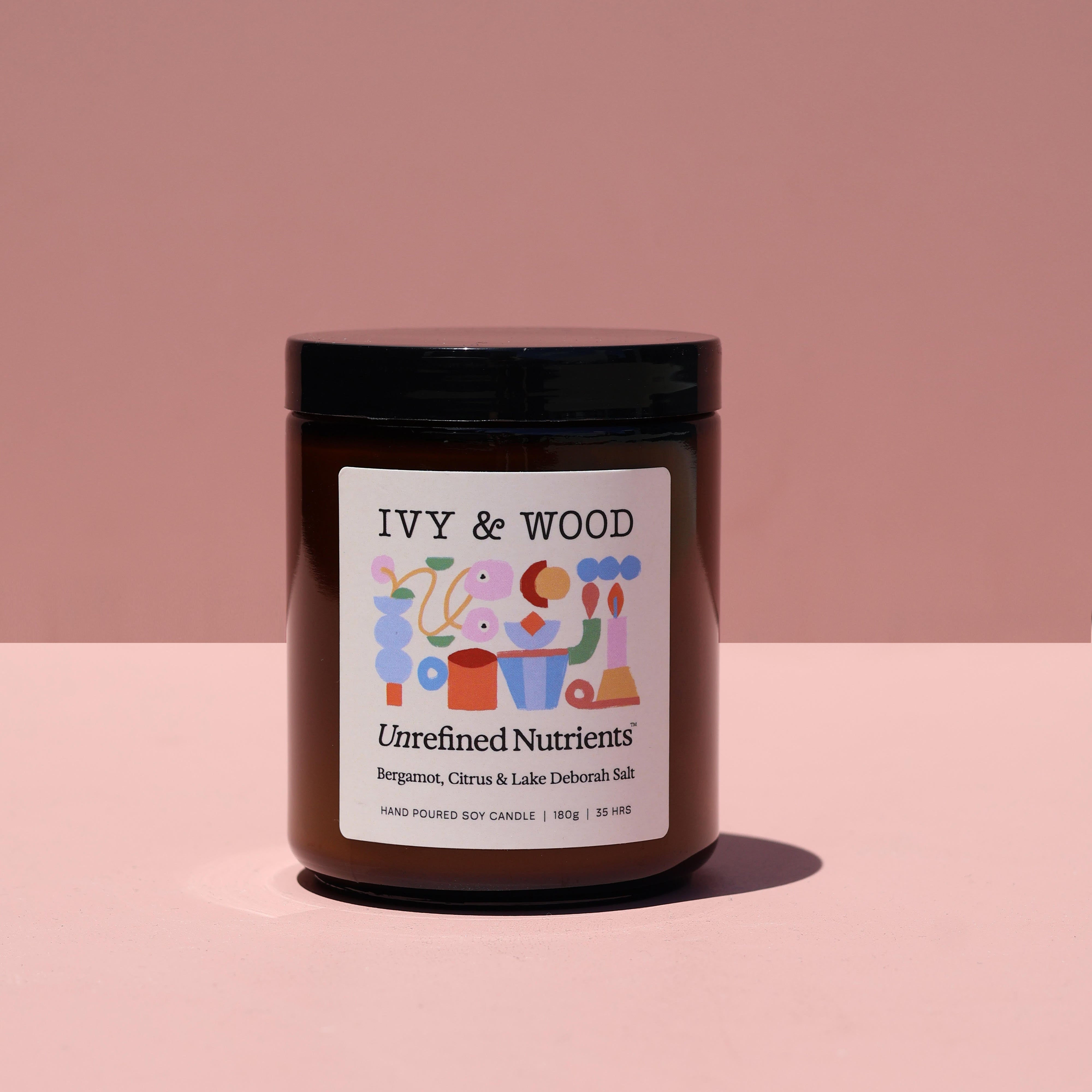Ivy & Wood x Unrefined Nutrients Limited Edition Candle